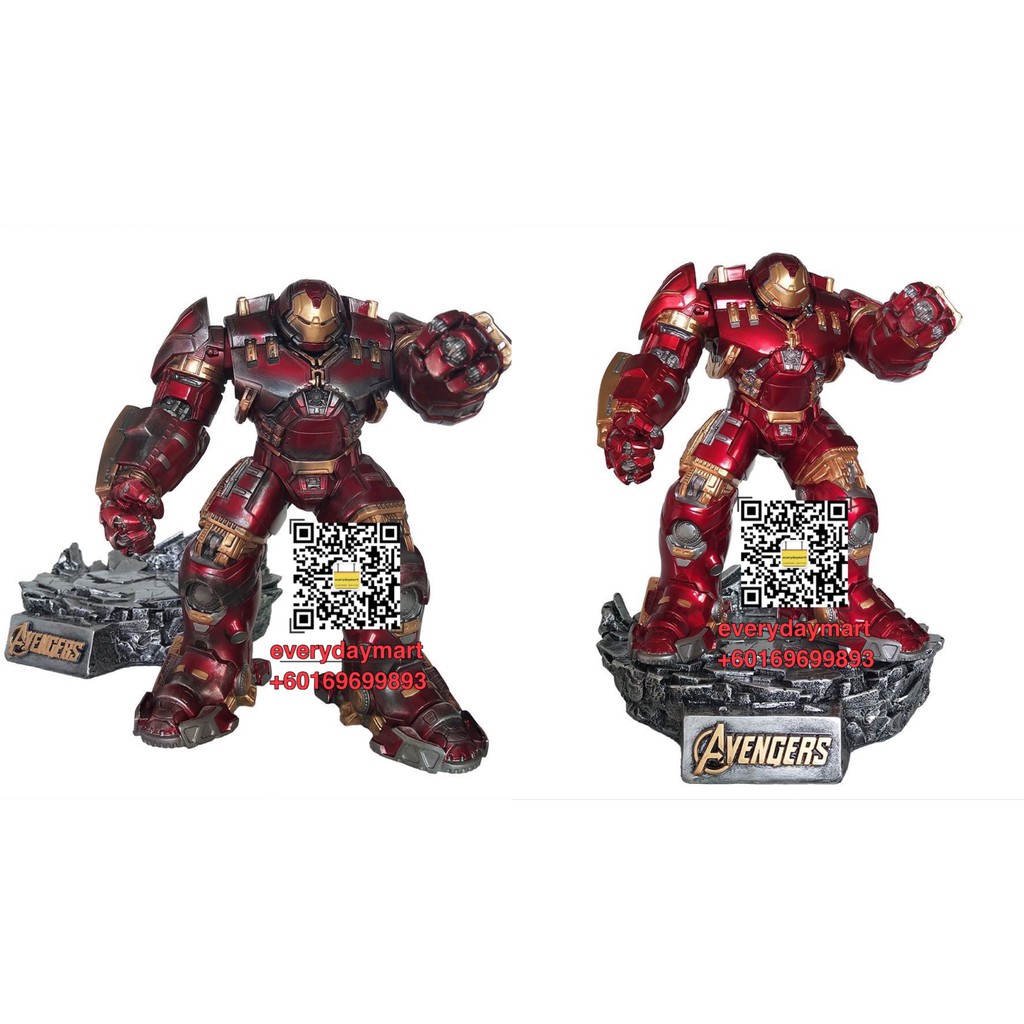 MARVEL COMICS💥HULKBUSTERS💥BATTLE DAMAGED GK STATUES ACTION FIGURE TOYS🔥漫威复仇者联盟3钢铁侠反浩克装甲🔥雕像GK手办模型 ...