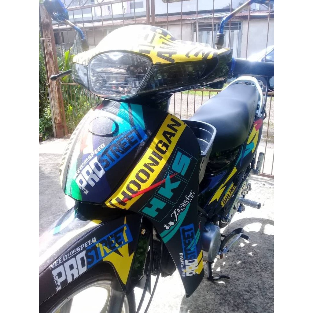 MOTOR STICKER KRISS 120 /MR1 MODENAS FULL BODY | Shopee Malaysia