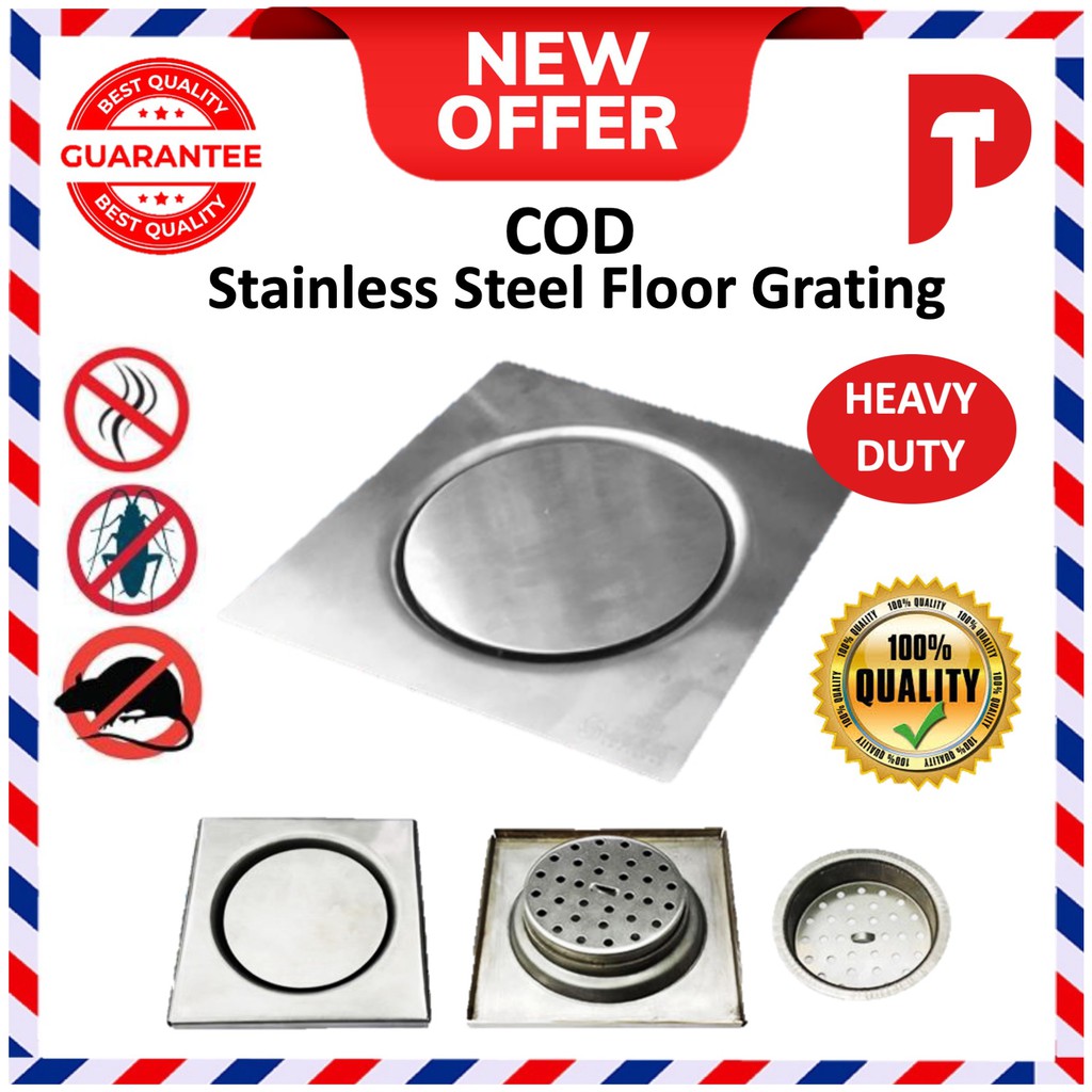 Bathroom Heavy Duty 6” Floor Trap 🔥 Ready Stocks 🔥 Stainless Steel ...