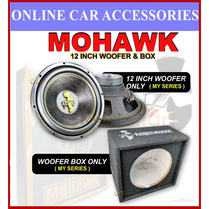 Mohawk MY Series 12" Woofer with woofer box 12 inch Subwoofer 250Watt ...