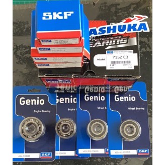 ASHUKA SKF C3 BEARING SET LC135 4S 5S Y15Z Y16Z R15 RXZ RS150 EX5 DREAM ...