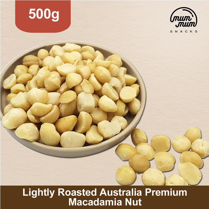 [Grade A] Lightly Roasted Australia Premium Macadamia Nut [1kg, 500g ...