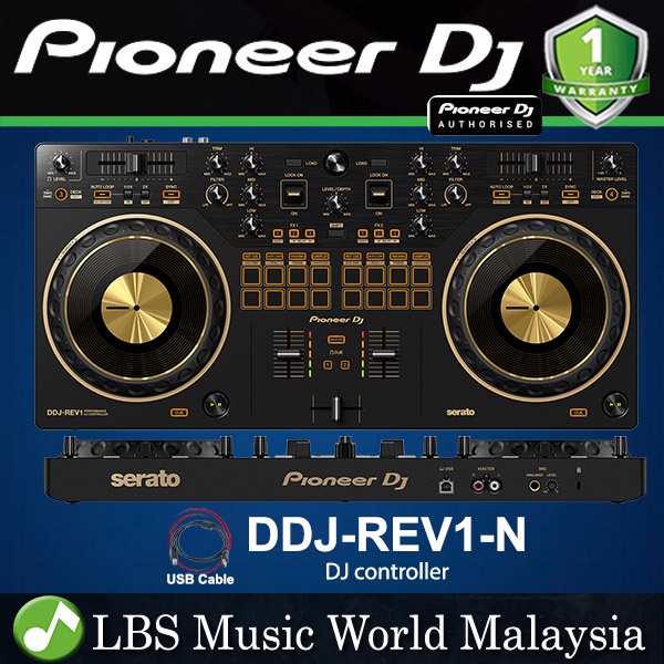 Pioneer DJ DDJ-Rev1 2 Deck Serato DJ Controller For Serato DJ Lite ...