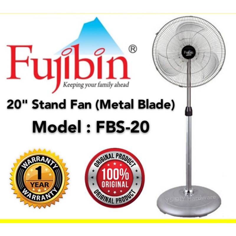 *OFFER* FUJIBIN STAND FAN FBS-20 20 INCH /KIPAS BERDIRI 20"(KIPAS BESI ...