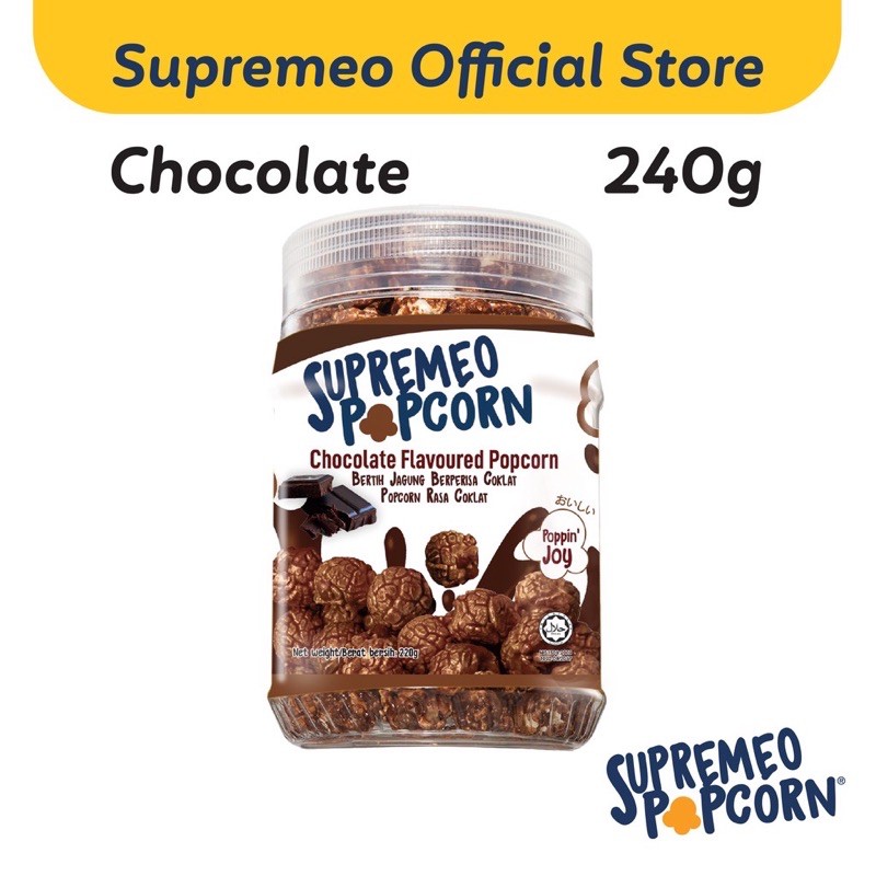 Supremeo Chocolate Popcorn Single (240g) | Shopee Malaysia