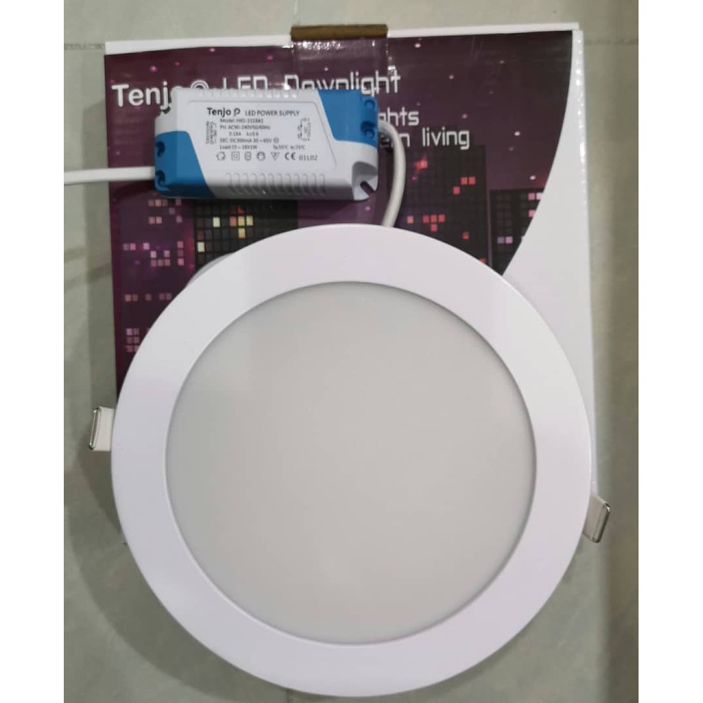 TENJO 18W LED DOWN LIGHT/6" ROUND D/LITE/95RD 18W/ | Shopee Malaysia