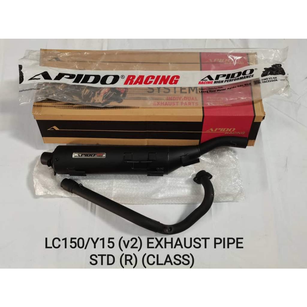 LC150/ Y15ZR V2 EXHAUST PIPE STD RACING APIDO | Shopee Malaysia