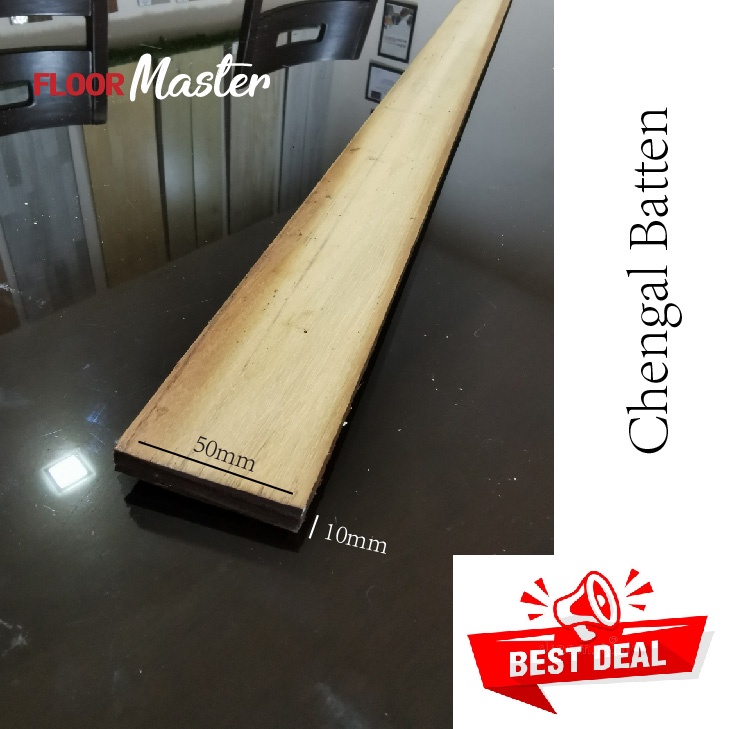 Chengal timber batten 10mm x 50mm | Shopee Malaysia