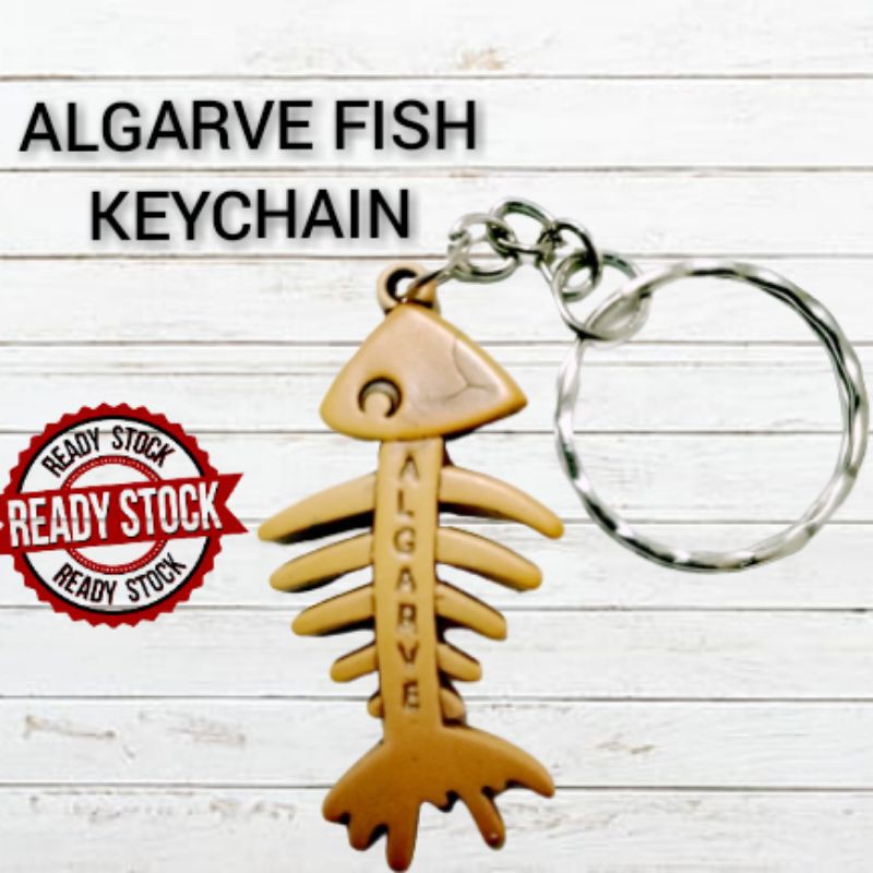 KEYCHAIN ALGARVE FISH SKELETON 🔥READY STOCK IN MALAYSIA🔥 | Shopee Malaysia