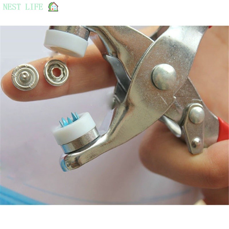 Snap Pliers Fastener Press Stud Button Fixing Tool Sewing Craft Kit ...
