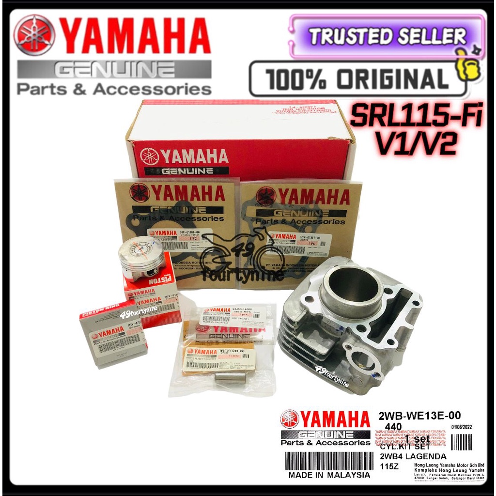 100% ORIGINAL SRL115FI V1 V2 LAGENDA115 FI V1 V2 BLOCK SET | Shopee ...