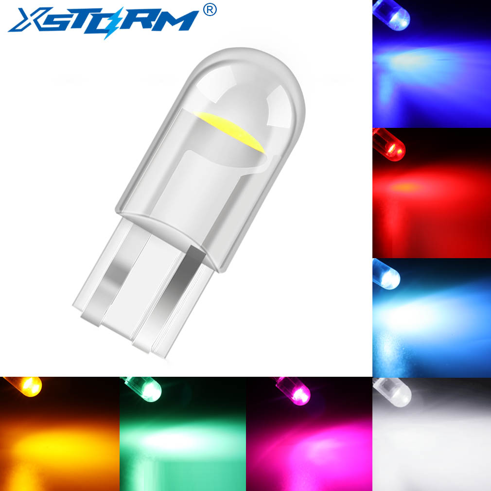 1Pc T10 LED W5W WY5W COB LED Car Wedge Parking Light Turn Side Bulbs ...