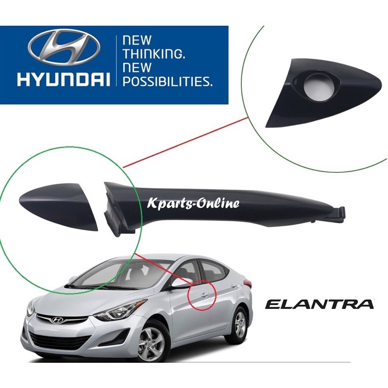 DOOR OUTER HANDLE COVER / DOOR OUTER HANDLE CAP (GENUINE) HYUNDAI ...