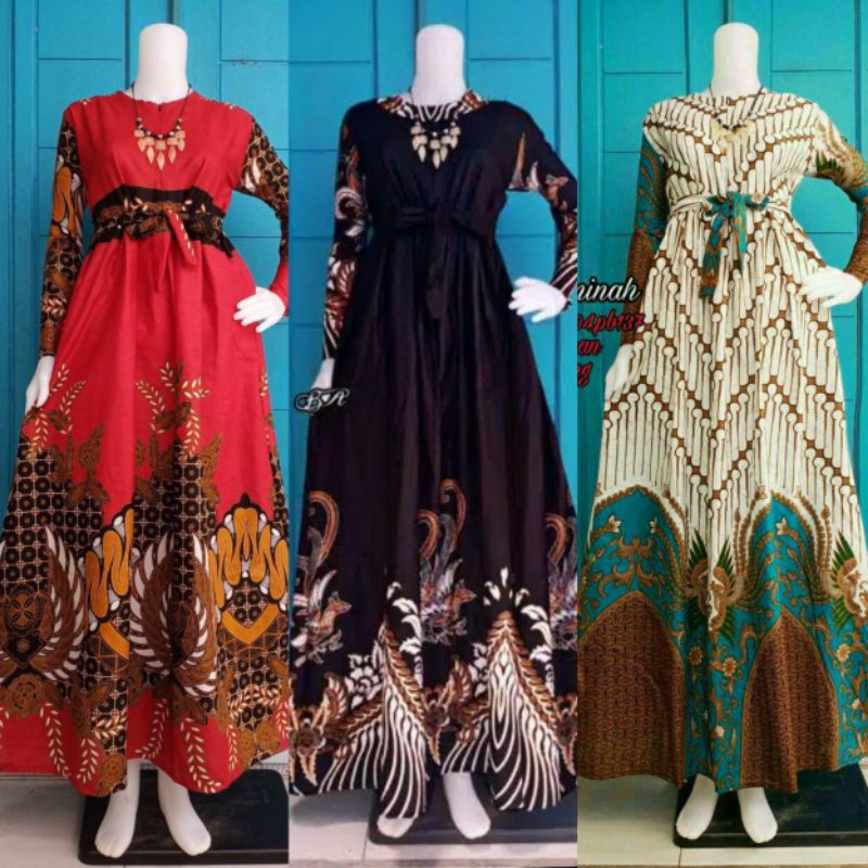 Gamis BATIK MANGGAR, Rice, SEKAR, CANTIK,KUBIS, Fans, Leaves,KUPU ...