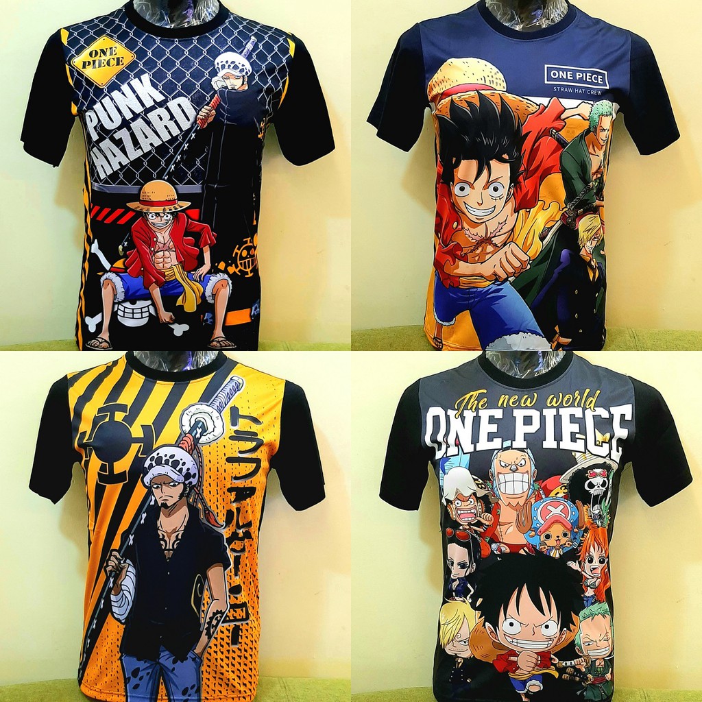 Baju One Piece Original T-Shirt One Piece Sublimation One Piece Jersi 🔴 ...