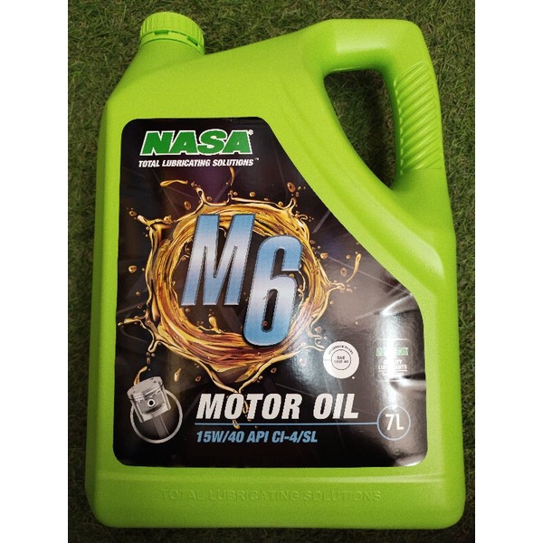 NASA M6 15W-40 ENGINE OIL 7L | Shopee Malaysia
