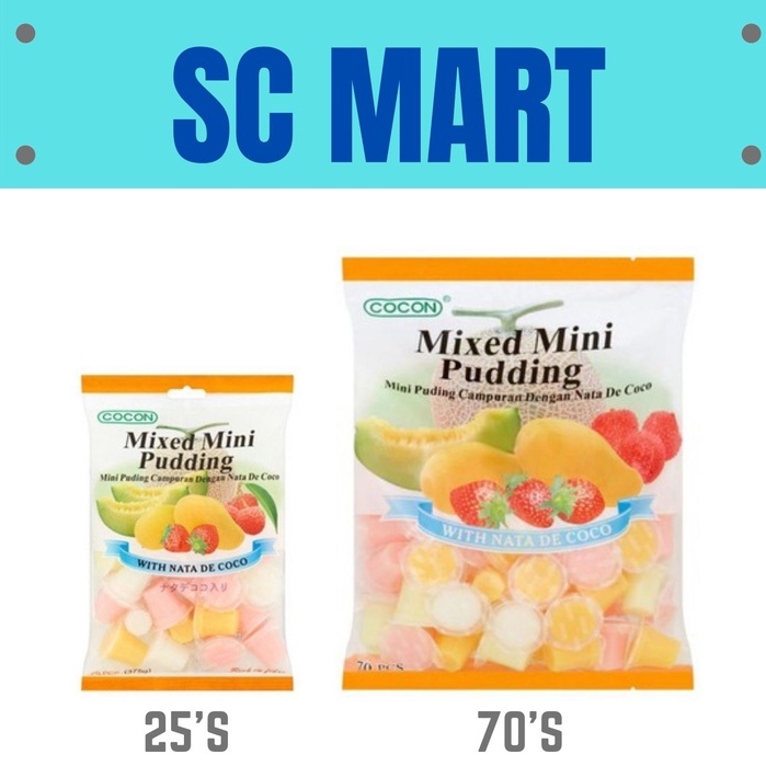 [SC] Cocon Mixed Mini Pudding With Nata De Coco-(Bag) | Shopee Malaysia