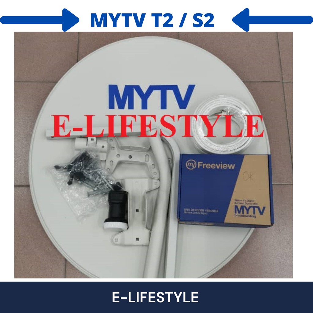 [ USE SATELLITE / ANTENA ] DECORDER DEKODER MYTV DVB T2 / S2 MYFREEVIEW ...