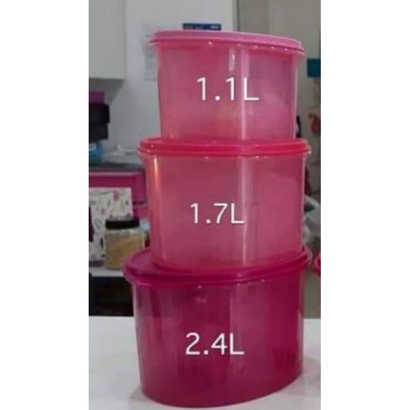 Tupperware Snack N Stack - 1.1L / 1.7L / 2.4L | Shopee Malaysia