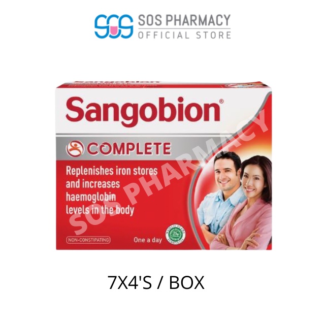 Sangobion Complete Iron Supplement with Folic Acid (28'S) | Shopee Malaysia