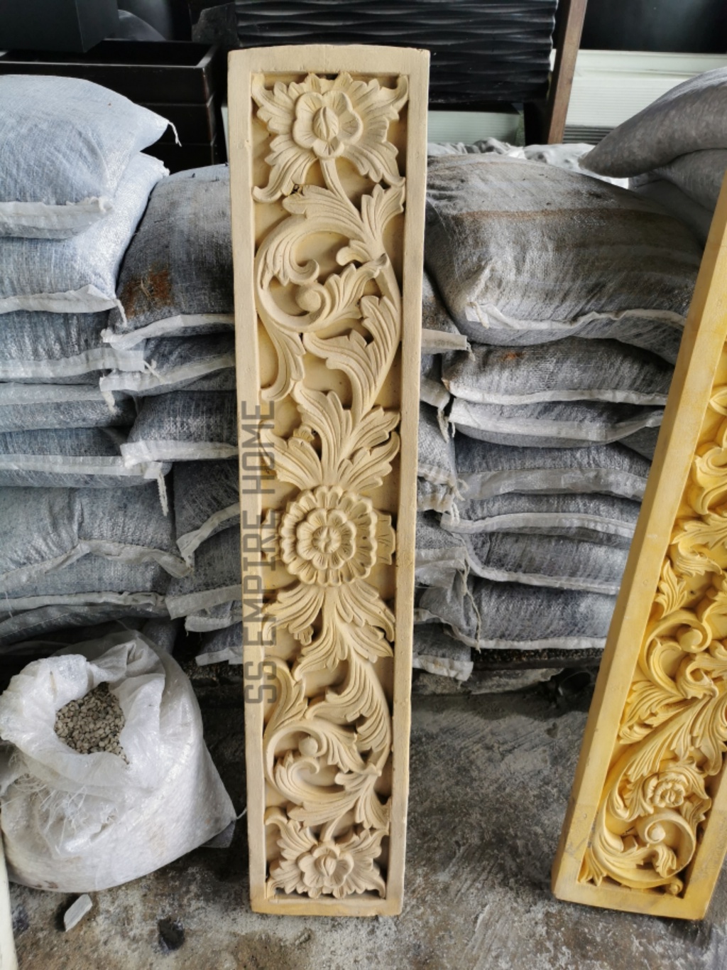 Wall Slate WS10 Fiberglass Realistic 3D Garden Home Lattice Art Craft ...