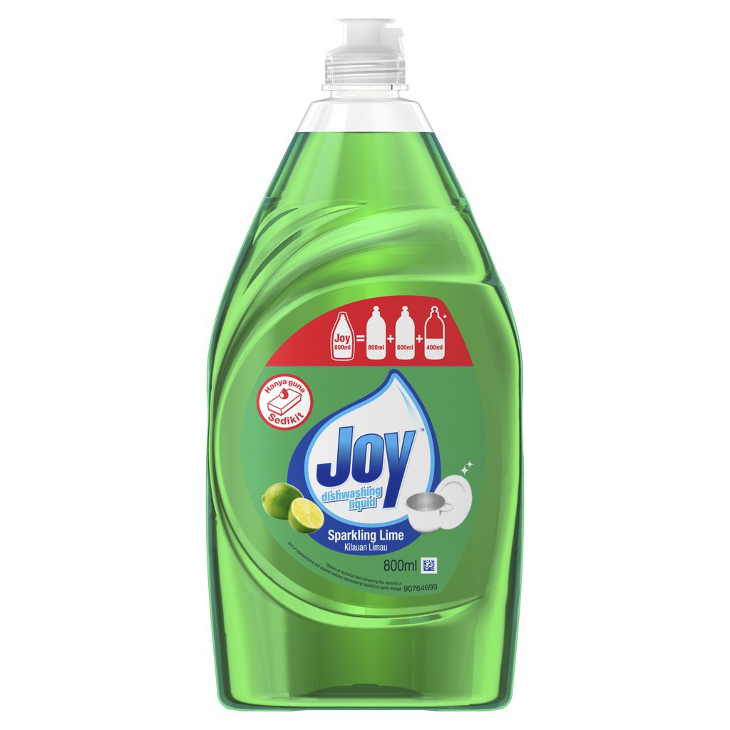 Joy Hand Kitchen Dishwash Liquid Bottle - Lime (800ml) | Shopee Malaysia