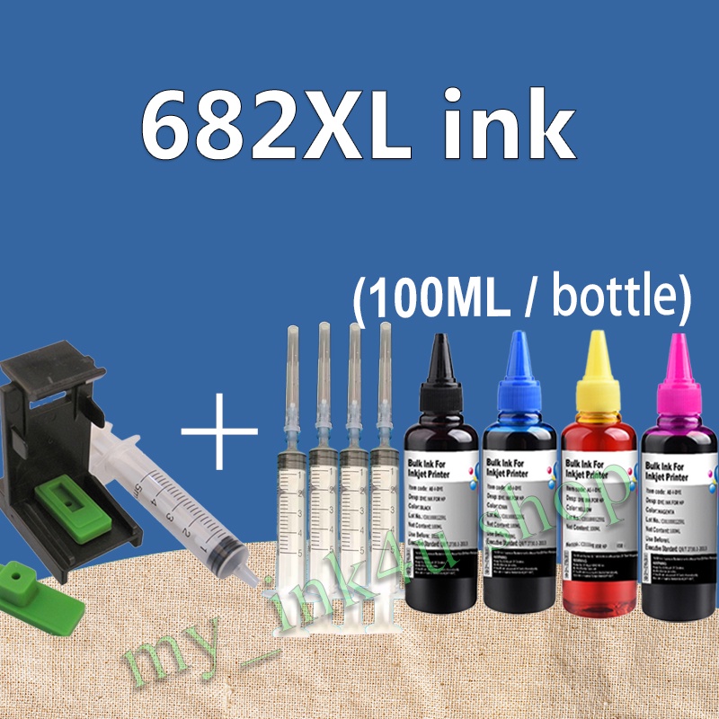 HP 682 ink HP682XL refillable ink compatible for HP 2336/2777/2776/2779 ...