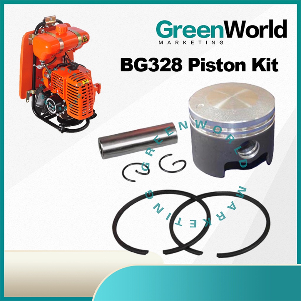 HEAVY DUTY BG328 Piston Kit Brush Cutter BG328 T328 Mesin Rumput Piston ...
