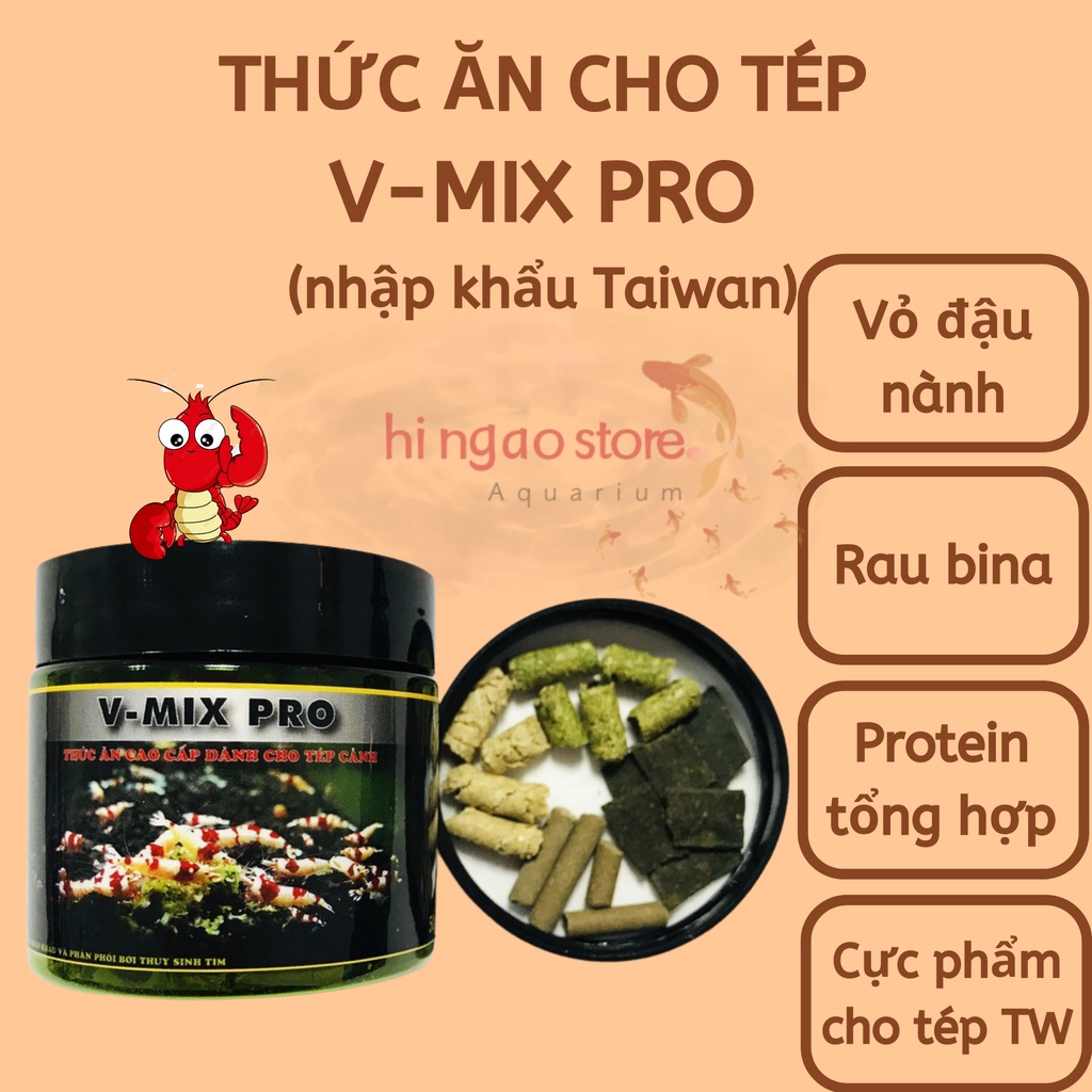 Premium V-Mix PRO Shrimp Bran - Food For Aquarium Shrimp | Hingaostore ...