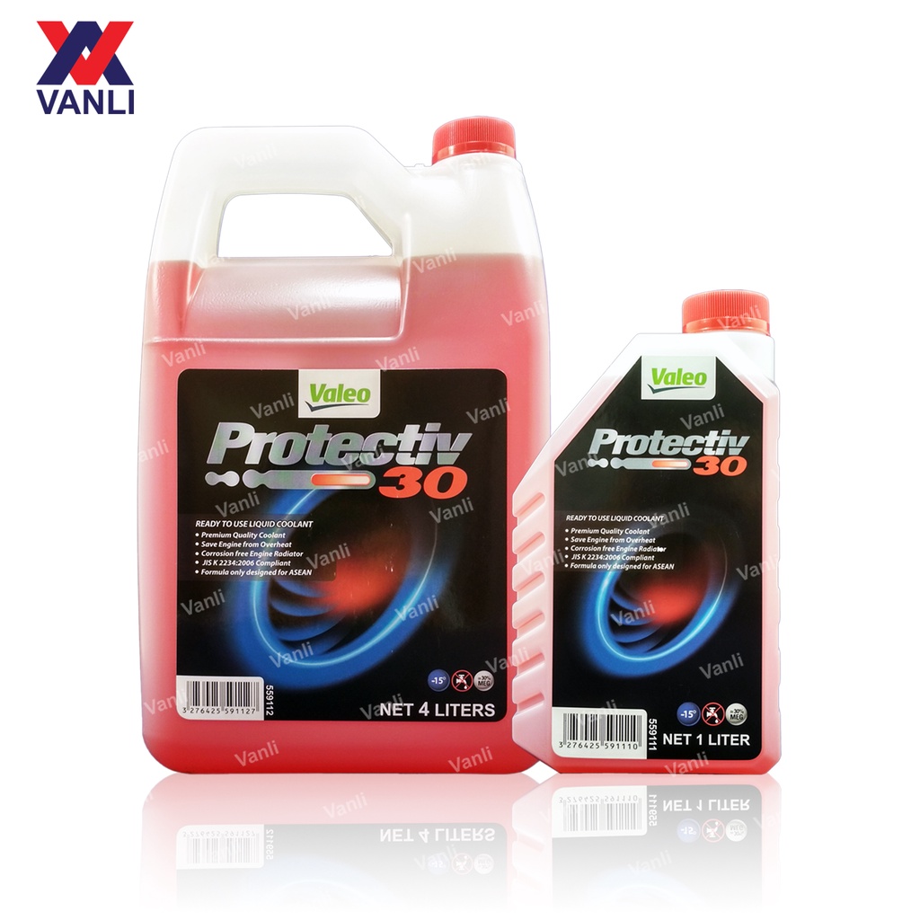 Valeo Protectiv 30 Premixed Coolant ( 1L / 4L ) - 559111 / 559112 ...