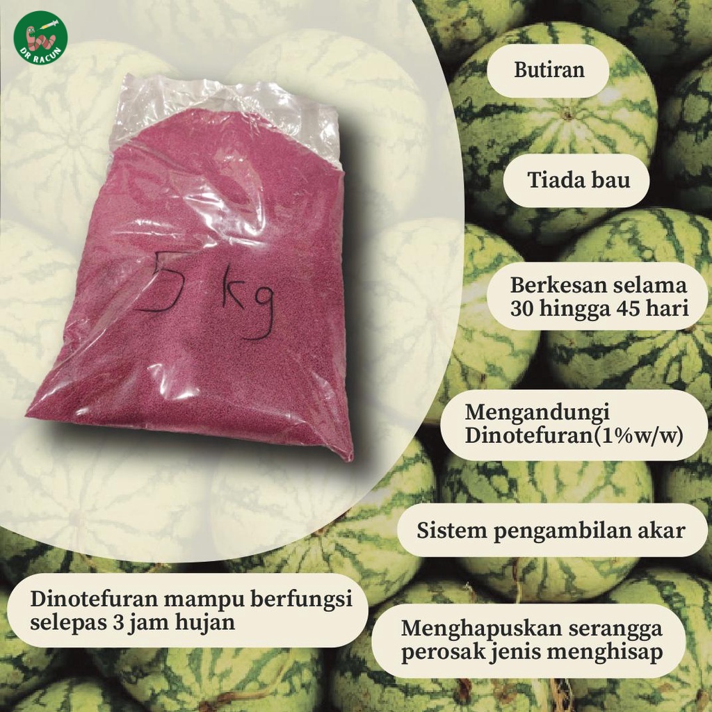 𝗪𝗮𝘁𝗲𝗿𝗺𝗲𝗹𝗼𝗻 Racun Serangga 1L Tembikai Lalat Putih Hama Labah-labah Ulat ...