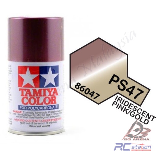 Tamiya Color PS-47 Pink/Gold Iridescent - 100ml Spray Can #86047 ...