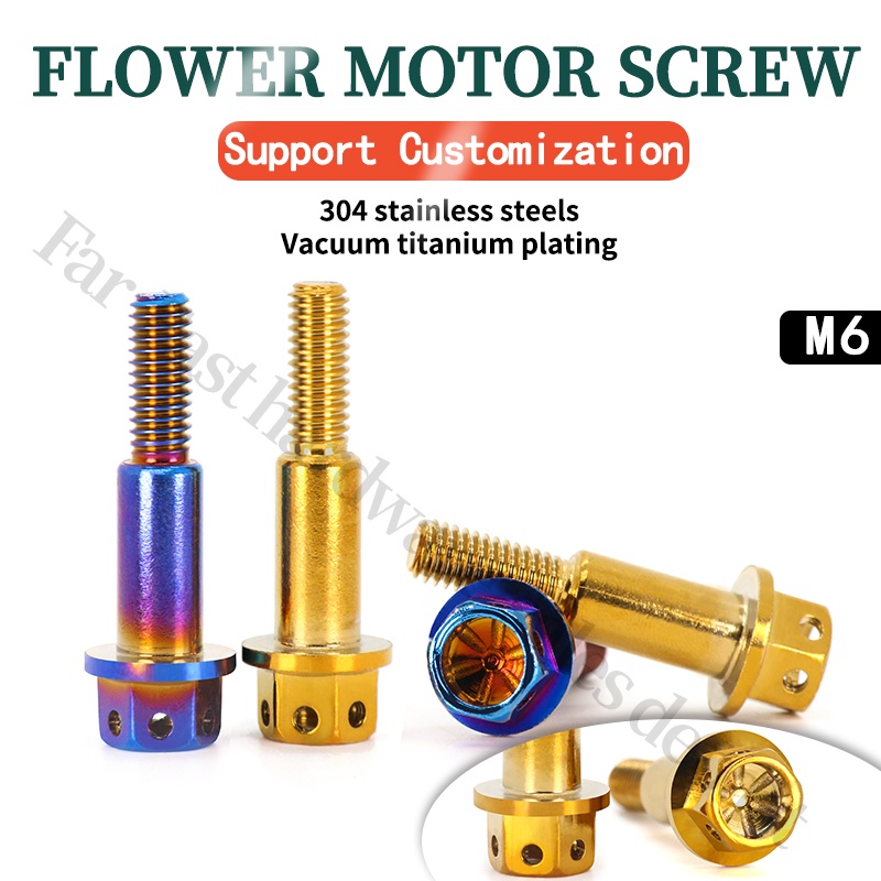 M6 Refit The Side Push Pump, ENGINE SCREW Ex5 Y15ZR Y125 LC 135 LC135 4s 5s RS150 EX5DERAM ...
