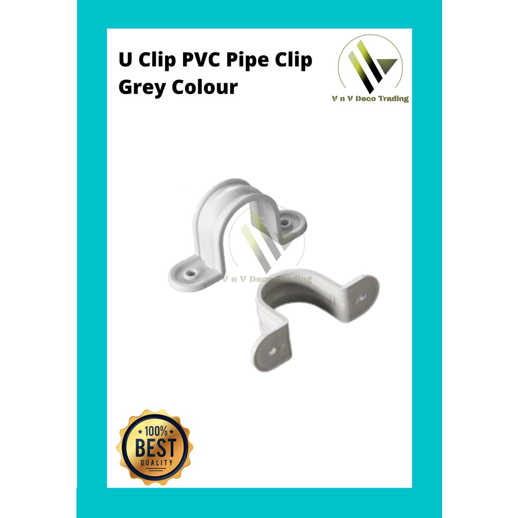 PVC pipe U Clip 15mm 20mm 25mm /Klip paip | Shopee Malaysia