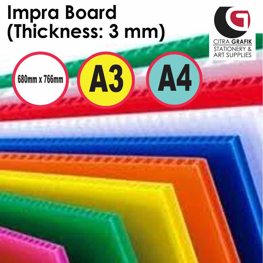 Impra Board | Corrugated Board | Straw Board 680mm X 766mm | A3 | A4 ...