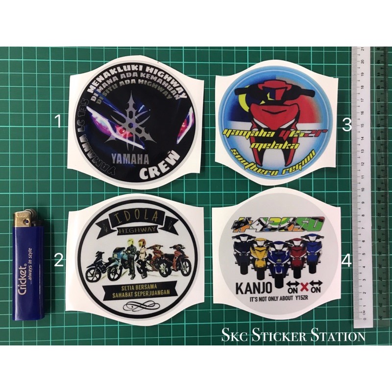 Sticker Konvoi Design Printing & laminate & Diecut #konvoi #kanjo # ...