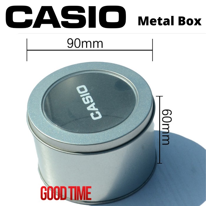 CASIO GENUINE METAL BOX WATCH GIFT BOX / JAM KOTAK BESI / KOTAK JAM ...