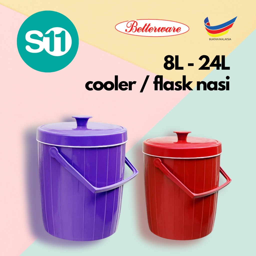 Betterware MultiPurpose Bucket Rice Ice Bucket / Cooler Box / Ice Box ...