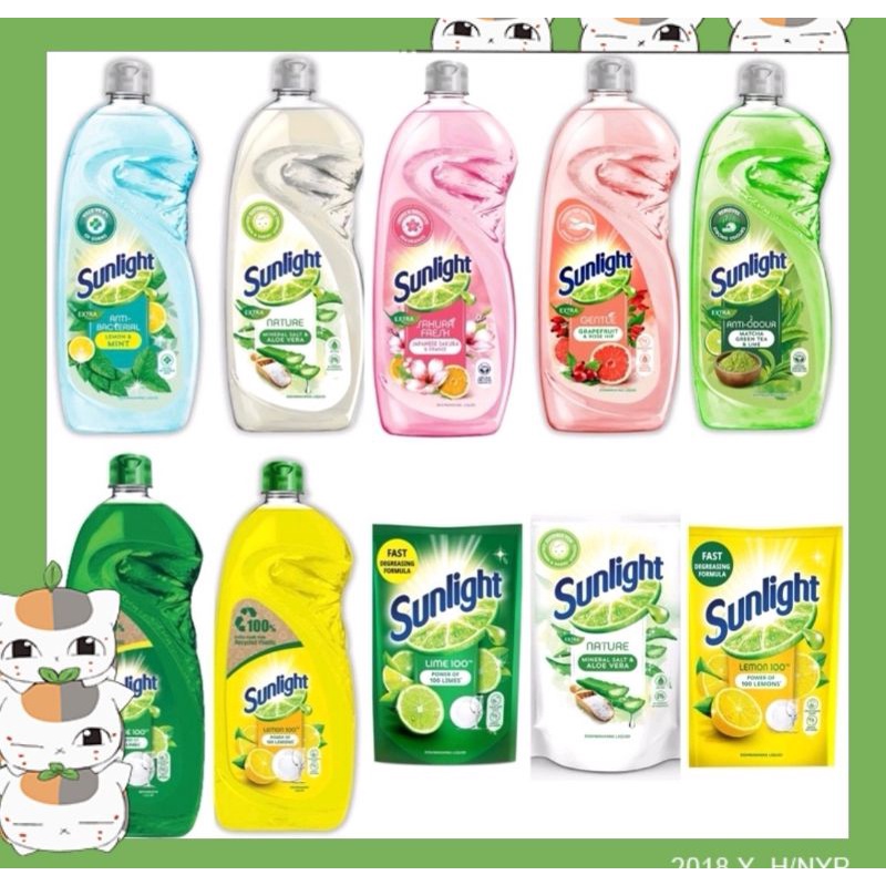 💥READY STOCK💥Sunlight Dishwash Liquid Gentle Grapefruit & Rose Hip ...