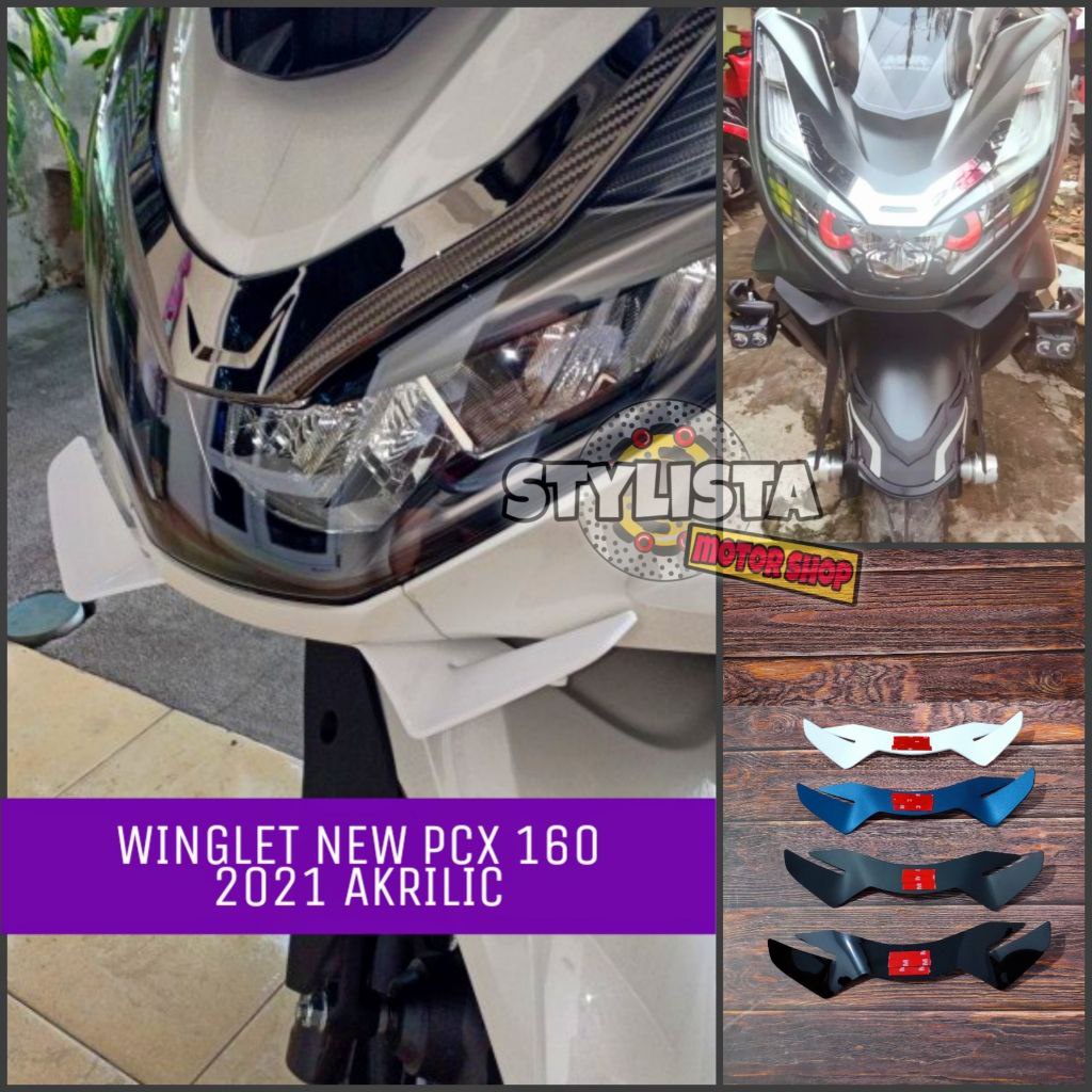 WINGLET PCX 160 NEW 2021 WINGLET ALL NEW PCX 160 CC WINGLET MOTOR PCX ...