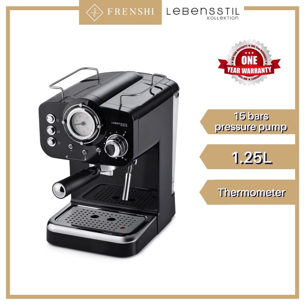 Lebensstil Kollektion 3 in 1 Espresso Coffee Machine LKCM-112X ...