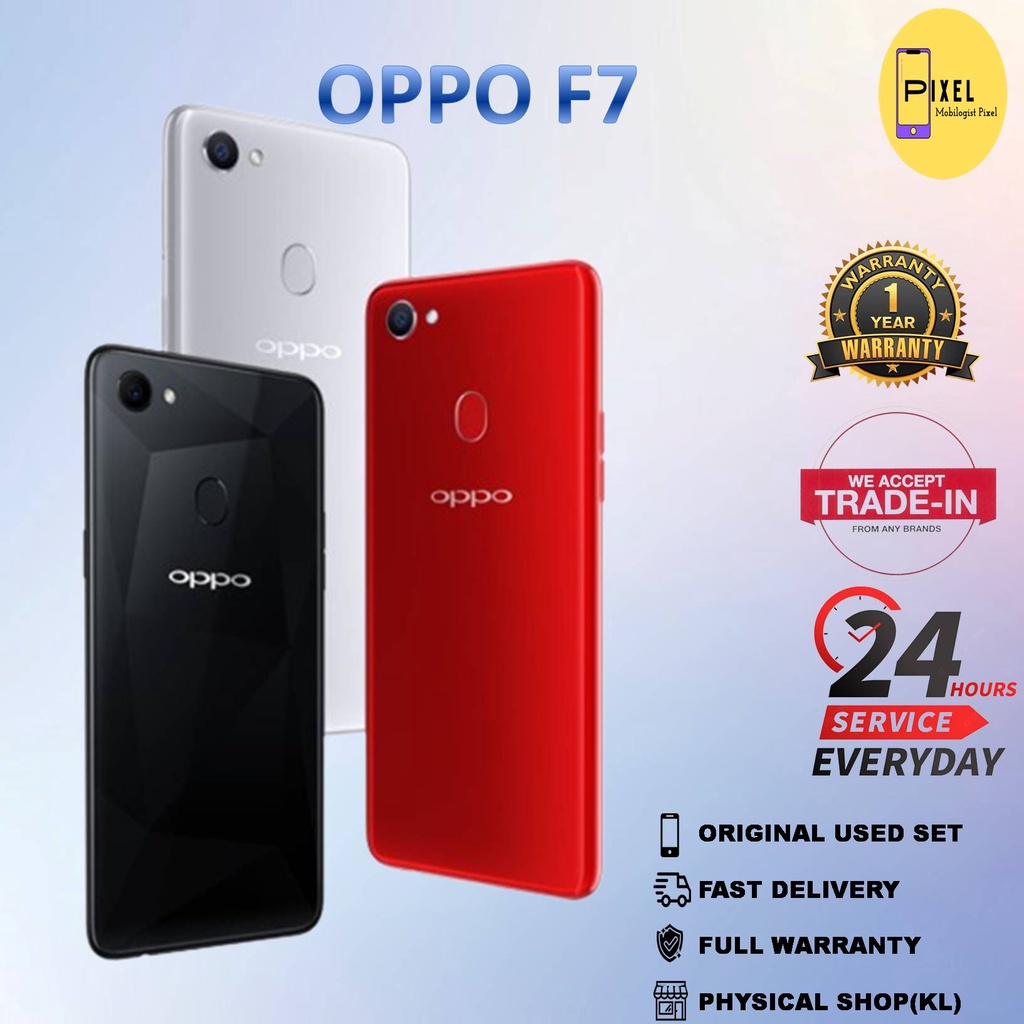 OPPO F7 | 6+128 | SMARTPHONE | FULL SET | SECOND HAND SET | 3400 MAH ...