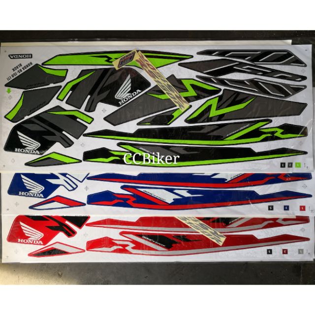 Honda RS150 (7) Motor Body Sticker Stripe/ RS150r | Shopee Malaysia