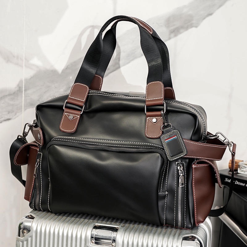 High Quality Leather Man Laptop Bag Retro Men's Briefcase Fashion ...