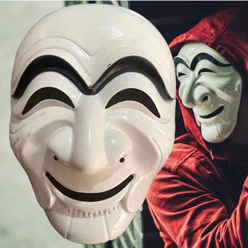 Money Heist / Salvador Dali Face Mask Korean Character Face Mask La ...