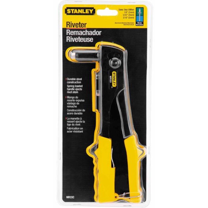 Stanley 69-646-22 HAND RIVETER MEDIUM DUTY Pop Pull Blind Rivet Gun 3 ...