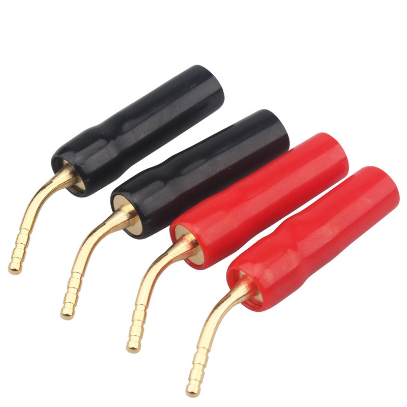 SL Clip Banana Plug 4mm Connector For Speaker Wire ( Set of 4 ...