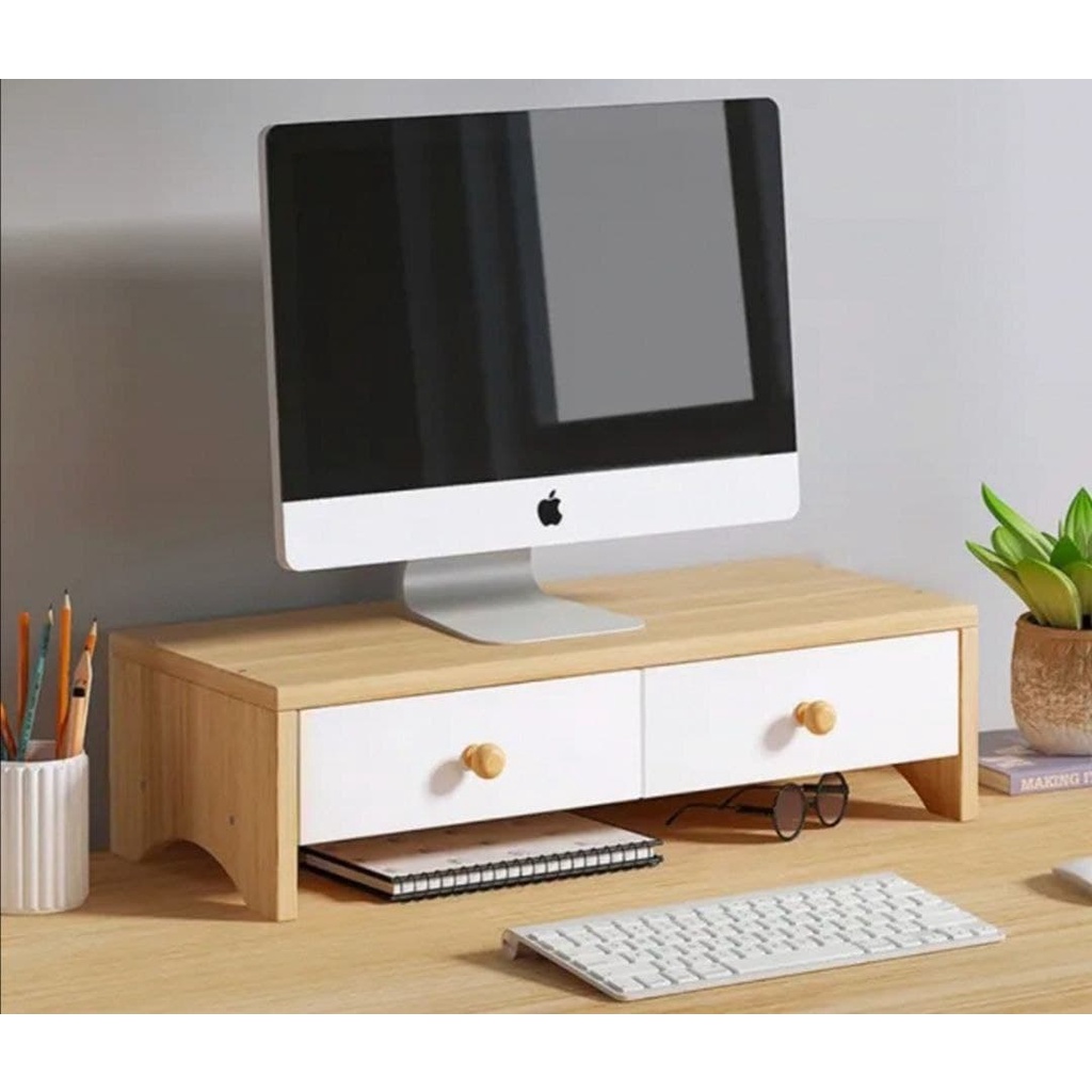 Storage Rack with Drawer Wooden Table Organizer Wooden Storage Box ...