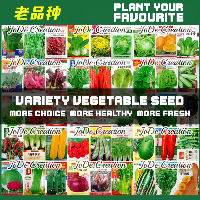 Benih Sayur-sayuran / Vegetable Seeds / 蔬菜种子 | Shopee Malaysia