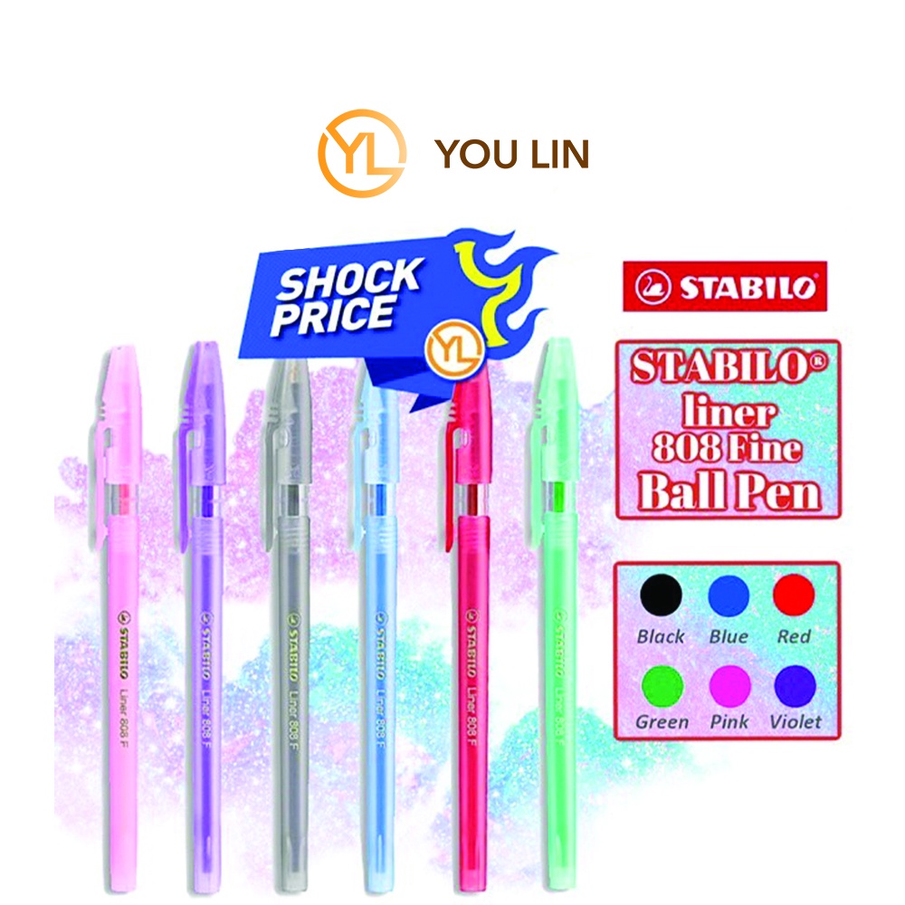 Stabilo Liner 808 Fine Ball Pen | Shopee Malaysia